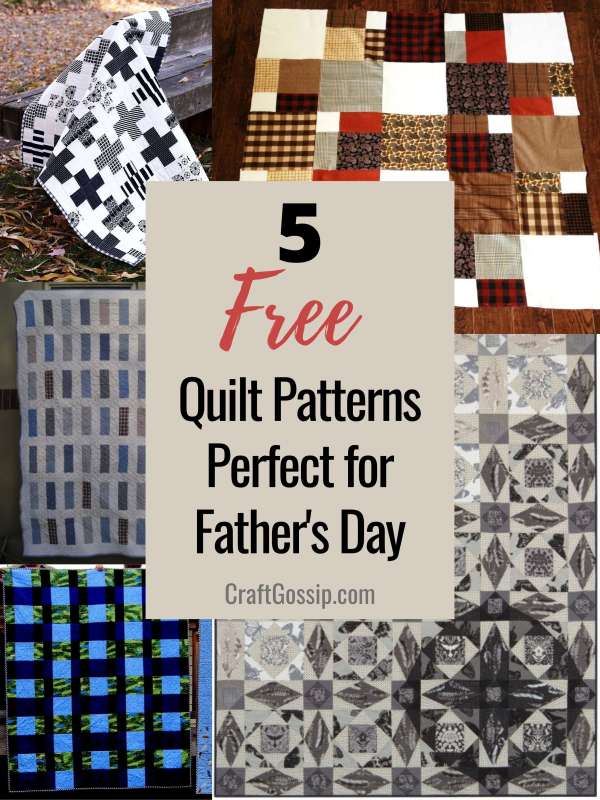 5 Free Quilt Patterns Perfect for Dad | Hobbies and crafts